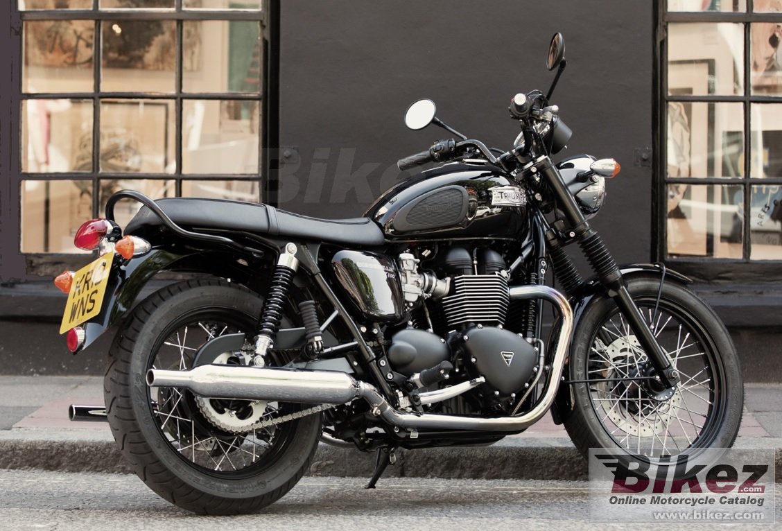 Triumph Bonneville T100 Black poster